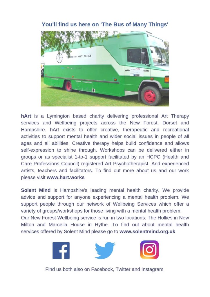 Visit by Wellbeing Bus Project - Minstead Village