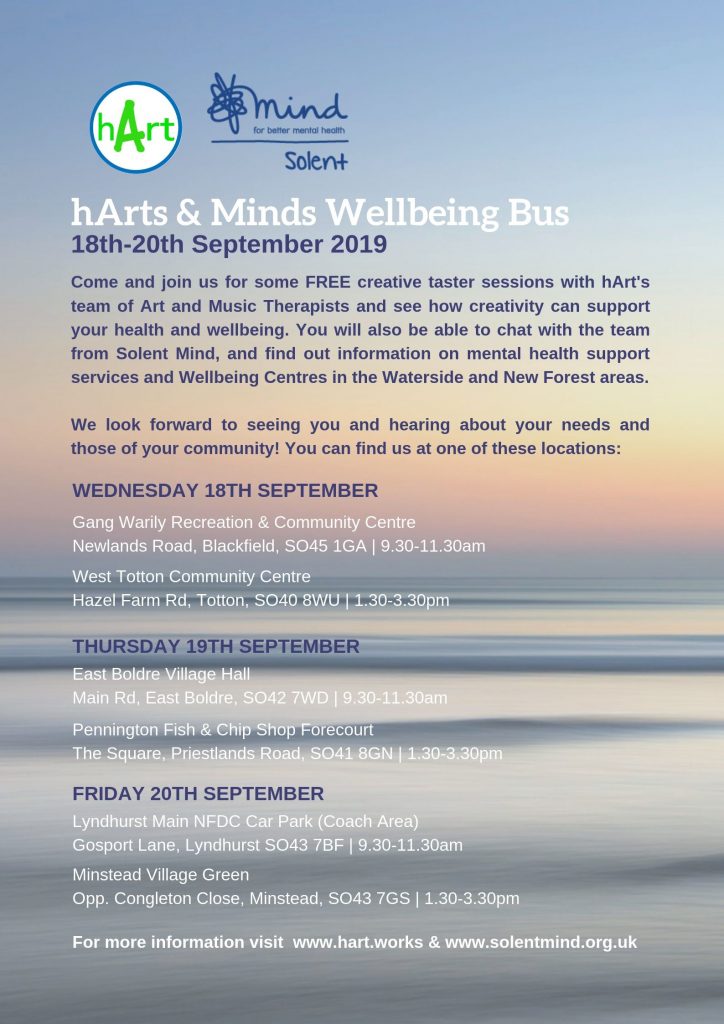 Visit by Wellbeing Bus Project - Minstead Village